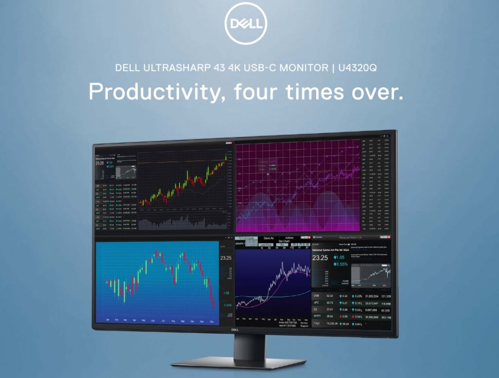 Dell UltraSharp U4320Q with 42.5" 4K Resolution Panel for Improved ...