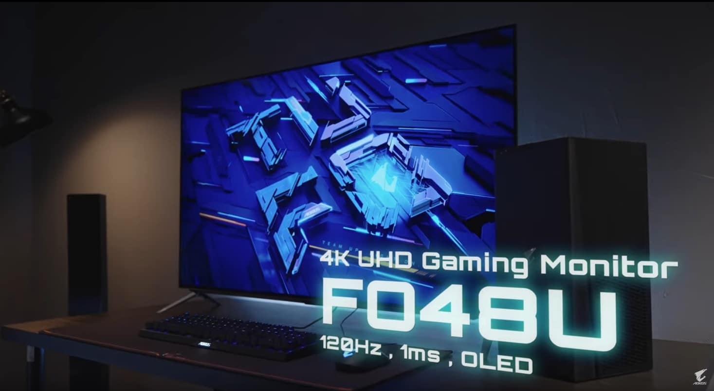 Gigabyte Aorus FO48U with 48" OLED Panel, 4K Resolution, 120Hz and HDMI ...