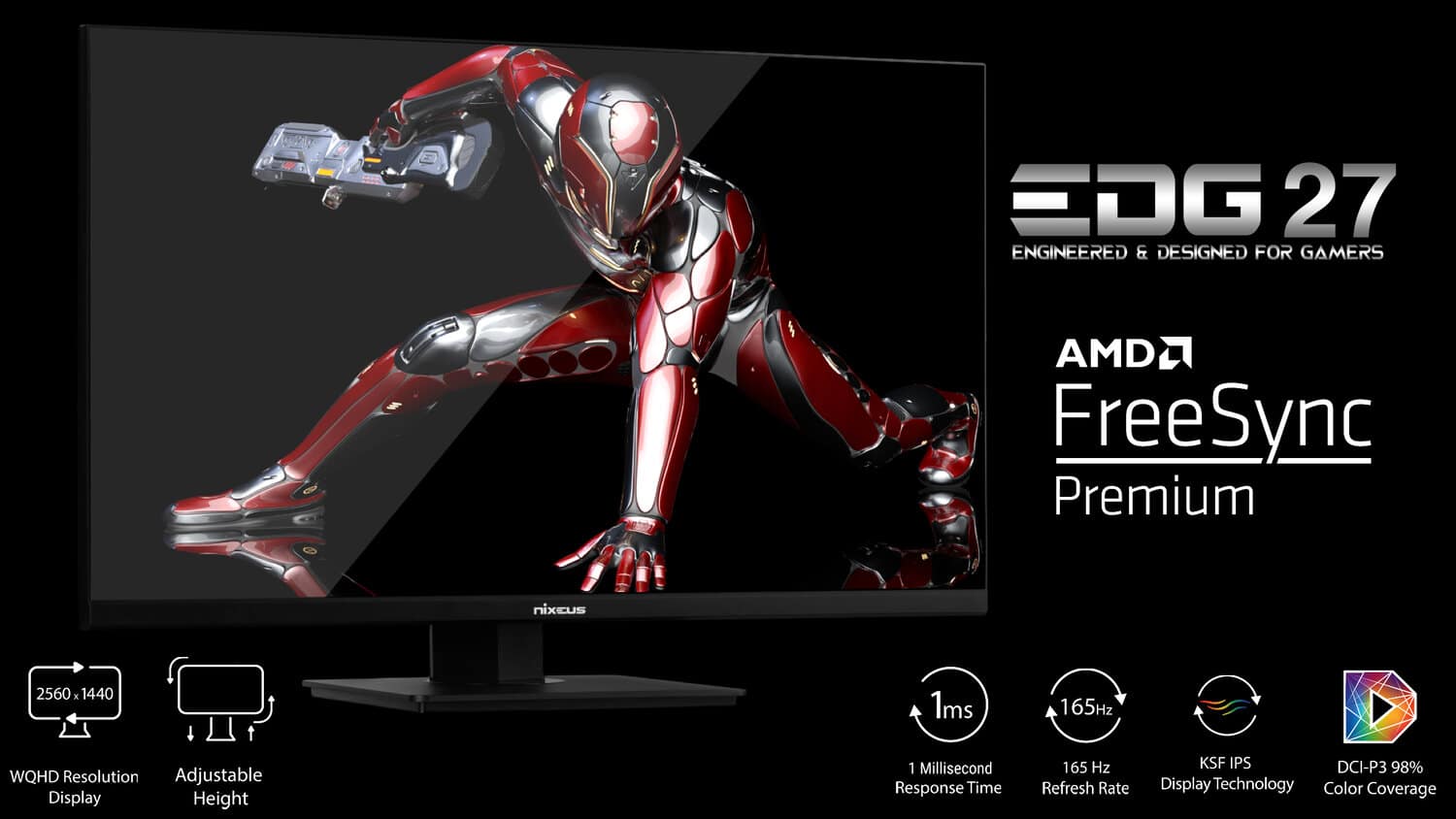 Nixeus Launch 3 New 27" Gaming Monitors with a Focus on Console Support ...