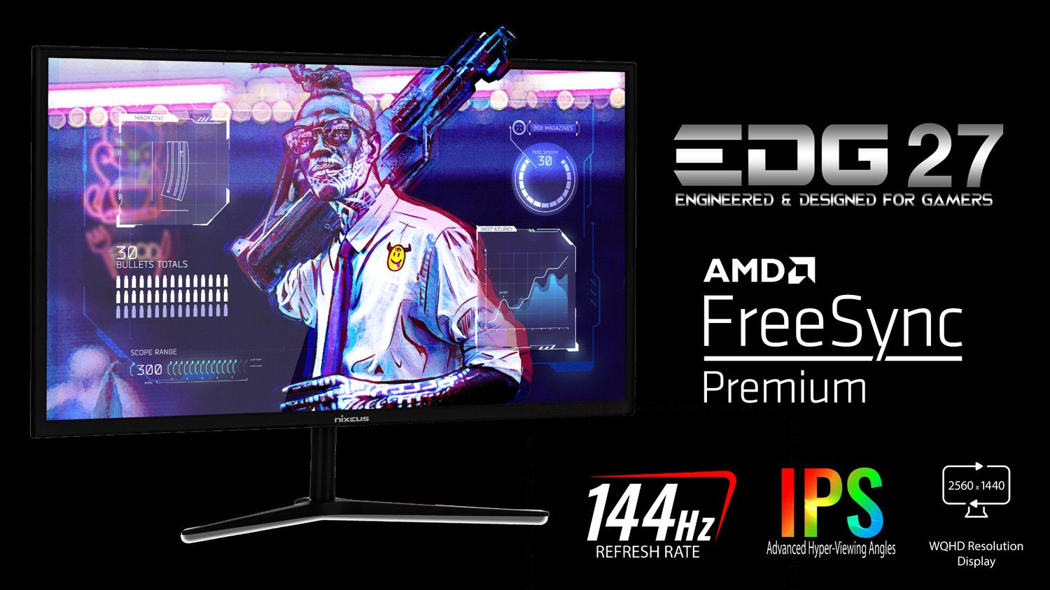 Nixeus Launch 3 New 27" Gaming Monitors with a Focus on Console Support ...