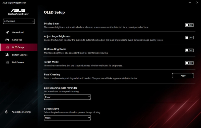 Asus ROG Swift OLED PG49WCD Review - TFTCentral