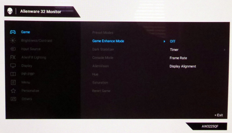 Dell Alienware AW3225QF Review - TFTCentral