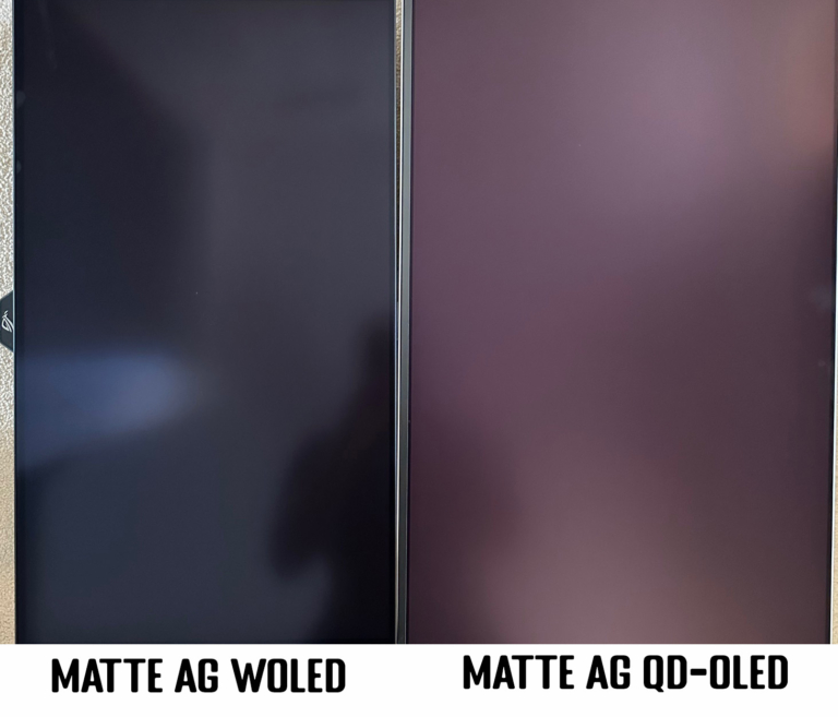 Glossy vs Matte - OLED Panel Coatings Compared, Including the Asus ROG ...