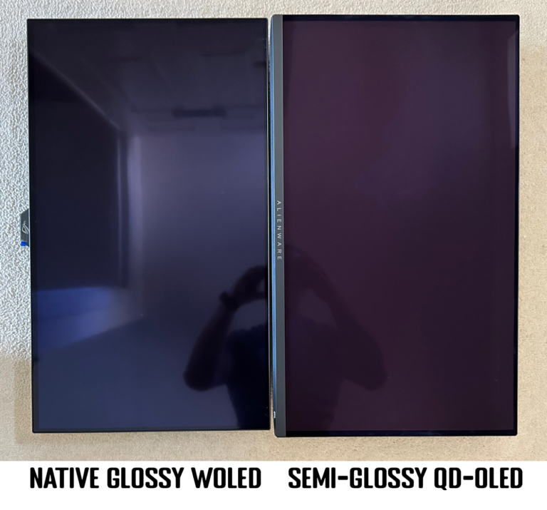 Glossy vs Matte - OLED Panel Coatings Compared, Including the Asus ROG ...