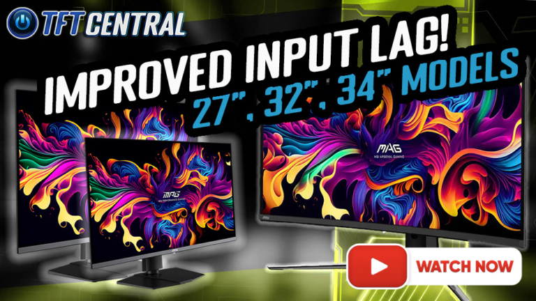 Improved Input Lag The Latest Msi Qd Oled Monitor Firmware Updates