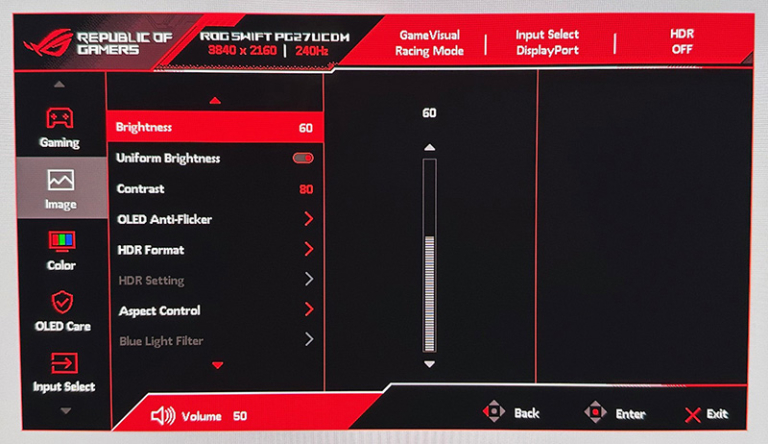 Asus ROG Swift PG27UCDM Review - TFTCentral