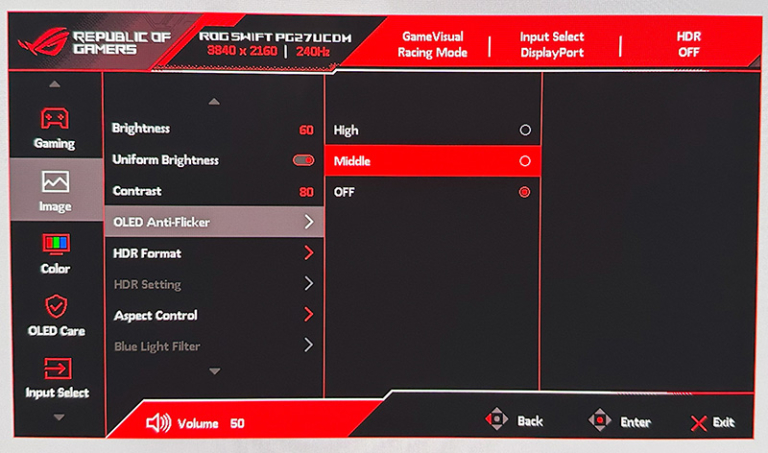 Asus ROG Swift PG27UCDM Review - TFTCentral