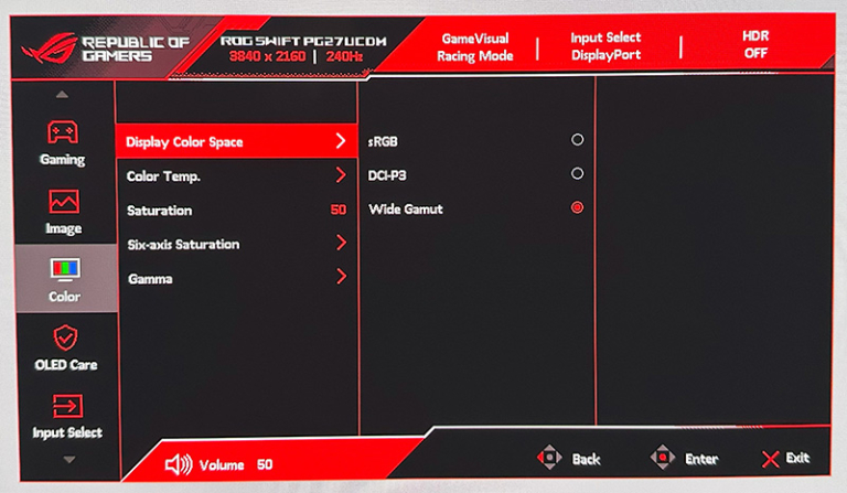 Asus ROG Swift PG27UCDM Review - TFTCentral