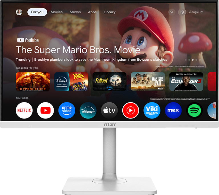 MSI Modern MD272UPSW Smart Monitor Announced for CES 2025 - TFTCentral