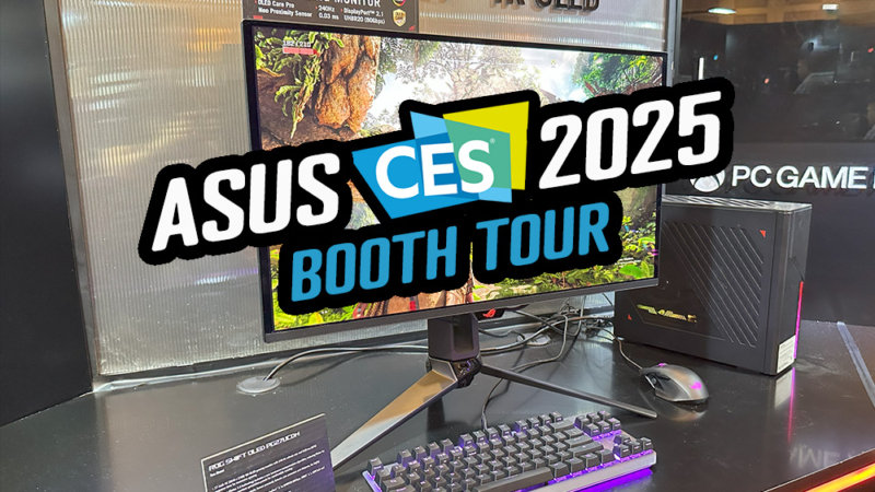 All the Latest Monitors from Asus - CES 2025 Booth Tour - TFTCentral