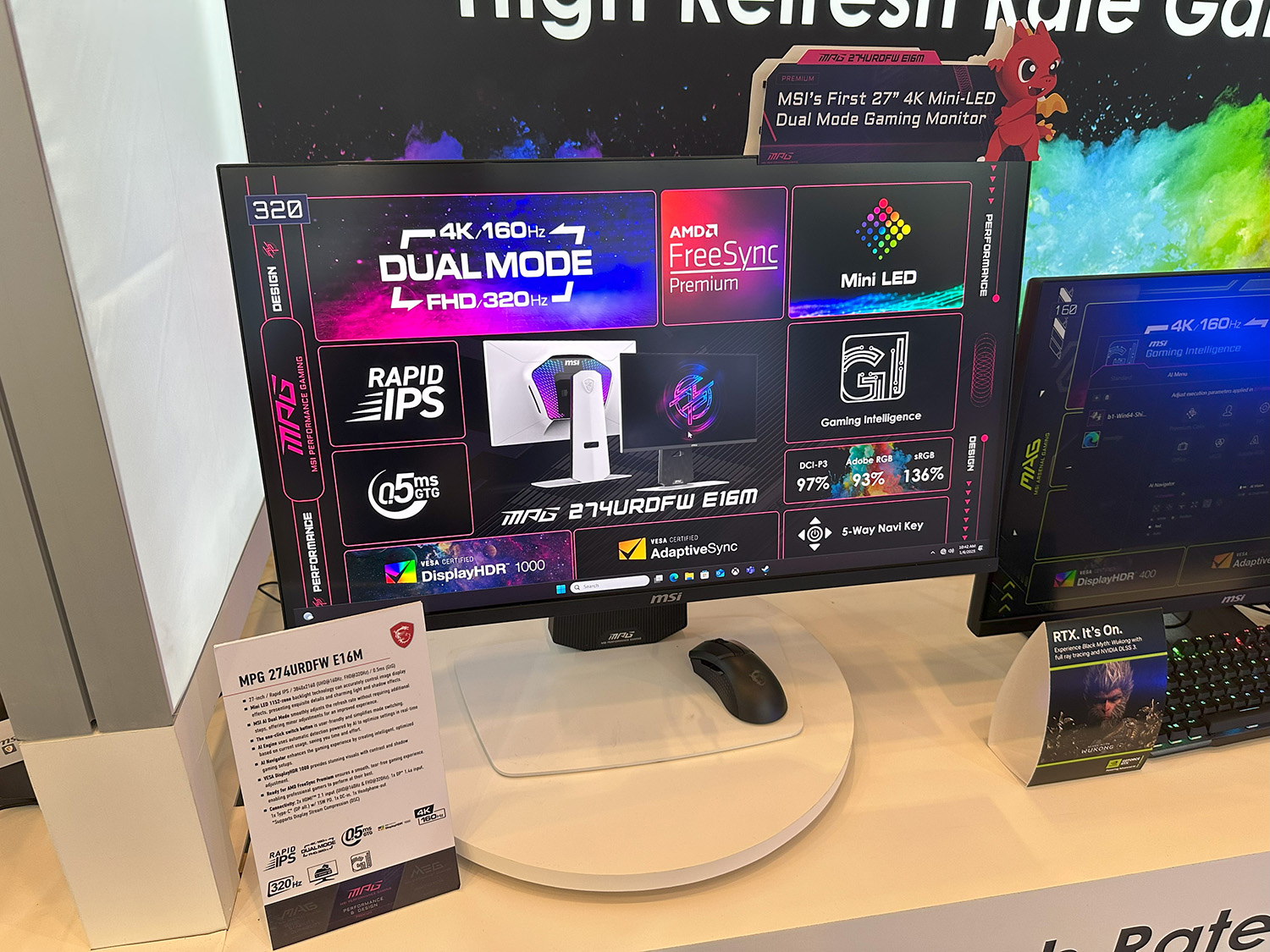 MSI's Latest 2025 Monitors Announced – CES Booth Tour - TFTCentral
