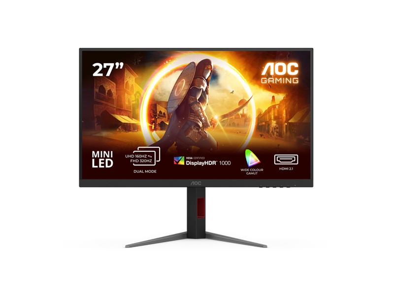 AOC U27G4XM Arrives with 27" 4K 160Hz IPS Panel, Mini LED Backlight and ...