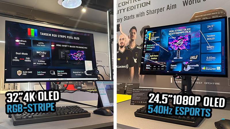 Hands on with 2 Awesome New OLED monitors from Asus ROG! [Computex 2026 ...